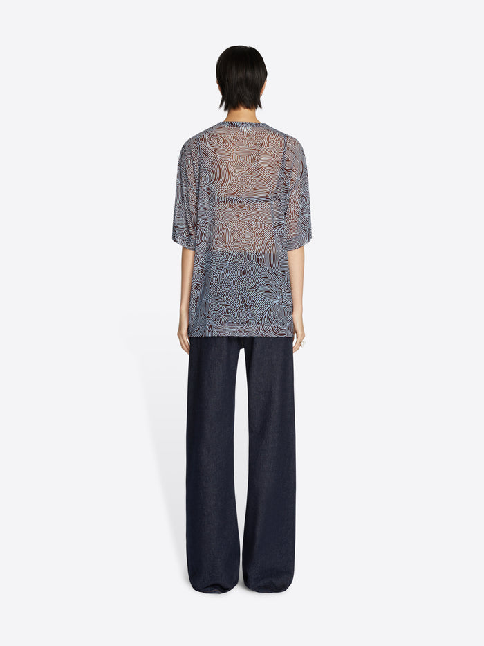 Sheer oversized tee - Spring-Summer Women | Dries Van Noten