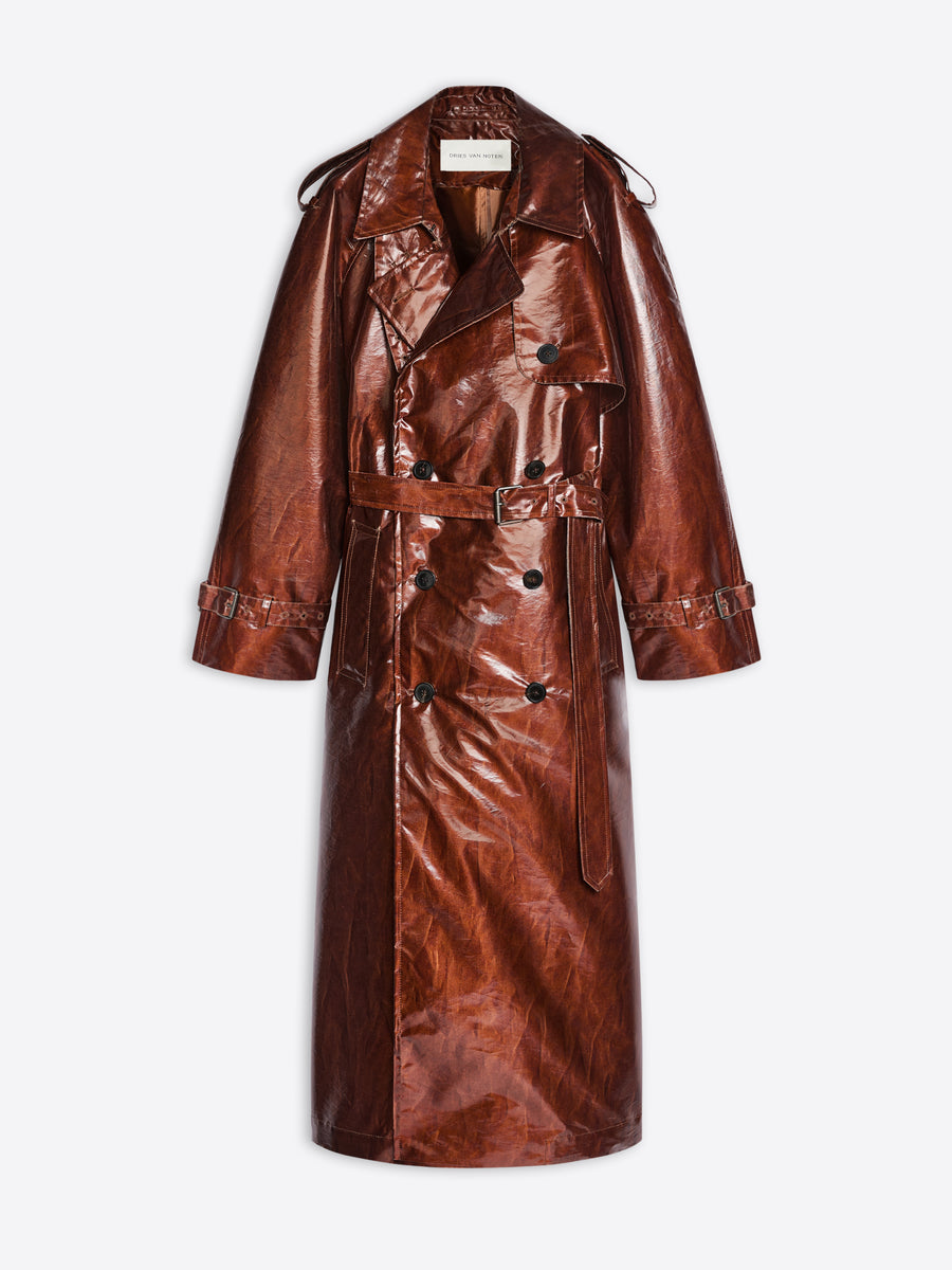 Water repellent trench coat - Autumn-Winter Women | Dries Van Noten