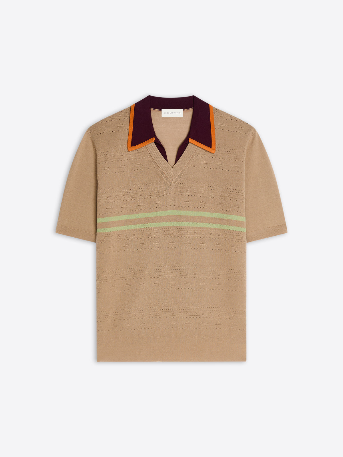 Merino wool polo shirt - Spring-Summer Men | Dries Van Noten