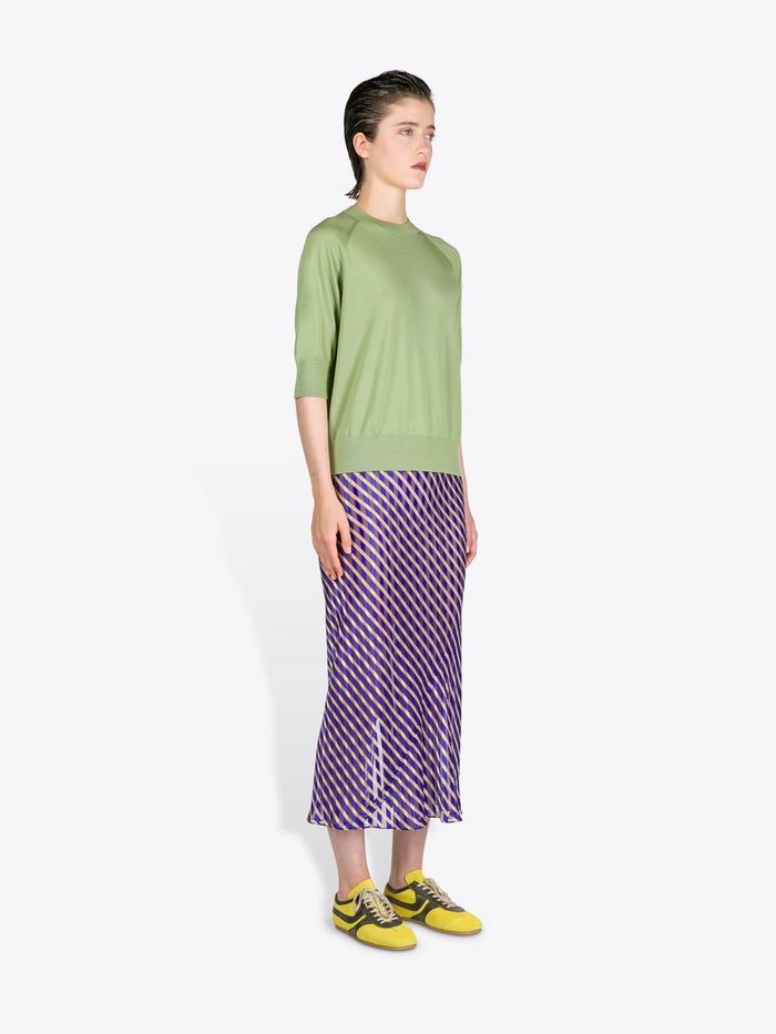 Devoré midi skirt - Spring-Summer Women | Dries Van Noten